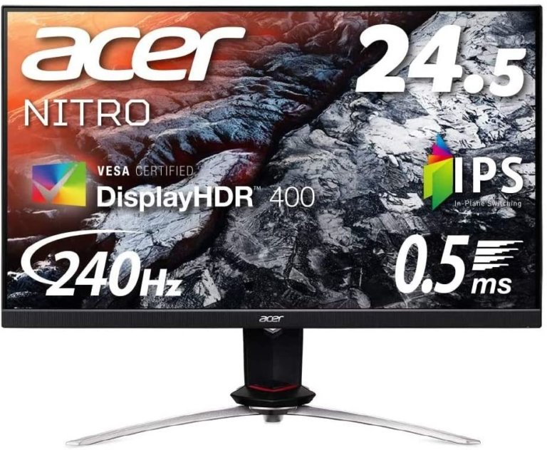 【実機】Acer Nitro XV253QXbmiiprzx レビュー｜240Hz・IPS・応答速度0.5msの最強スペックモニターです ...
